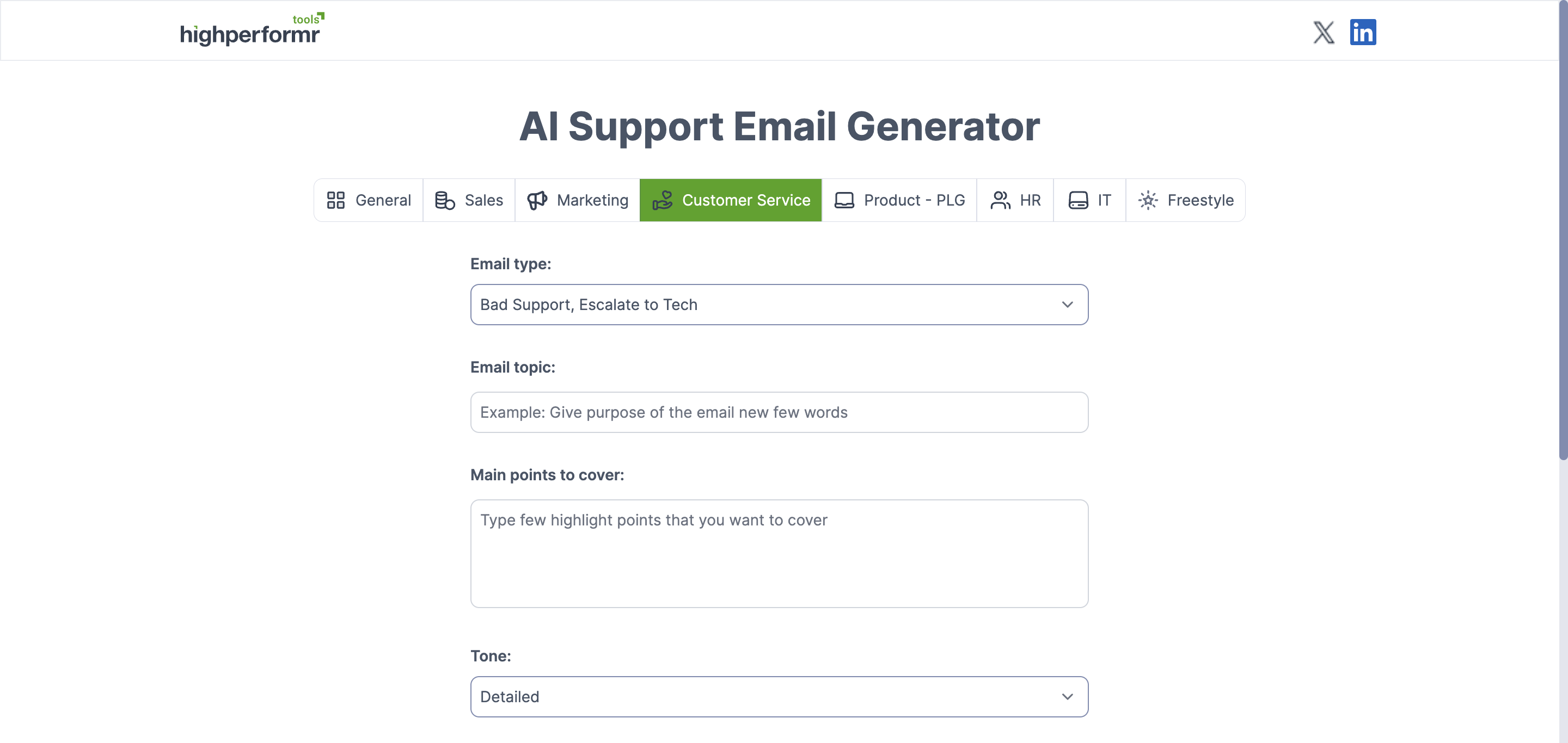 AI Support Email Generator | Generate Customized Support Emails | Boost ...