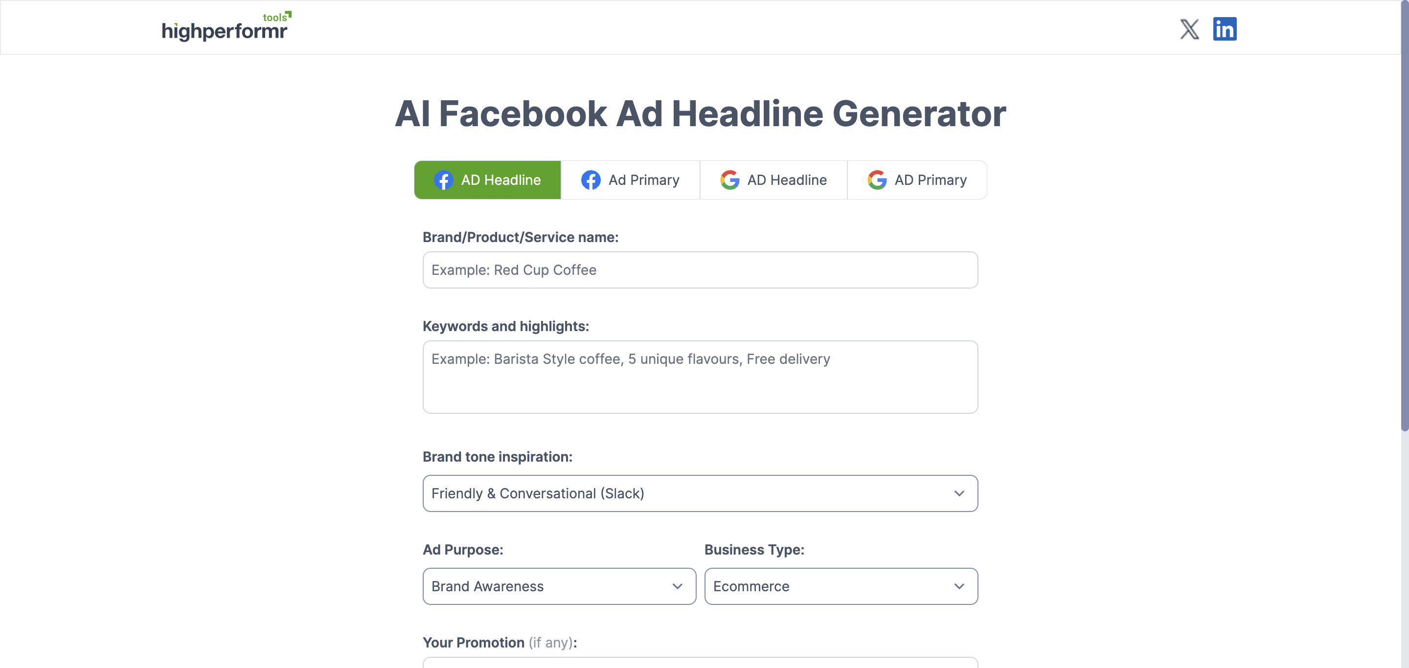 AI Facebook Ad Headline Generator | Generate Compelling Ad Headlines AI Facebook Ad Headline Generator | Generate Compelling Ad Headlines