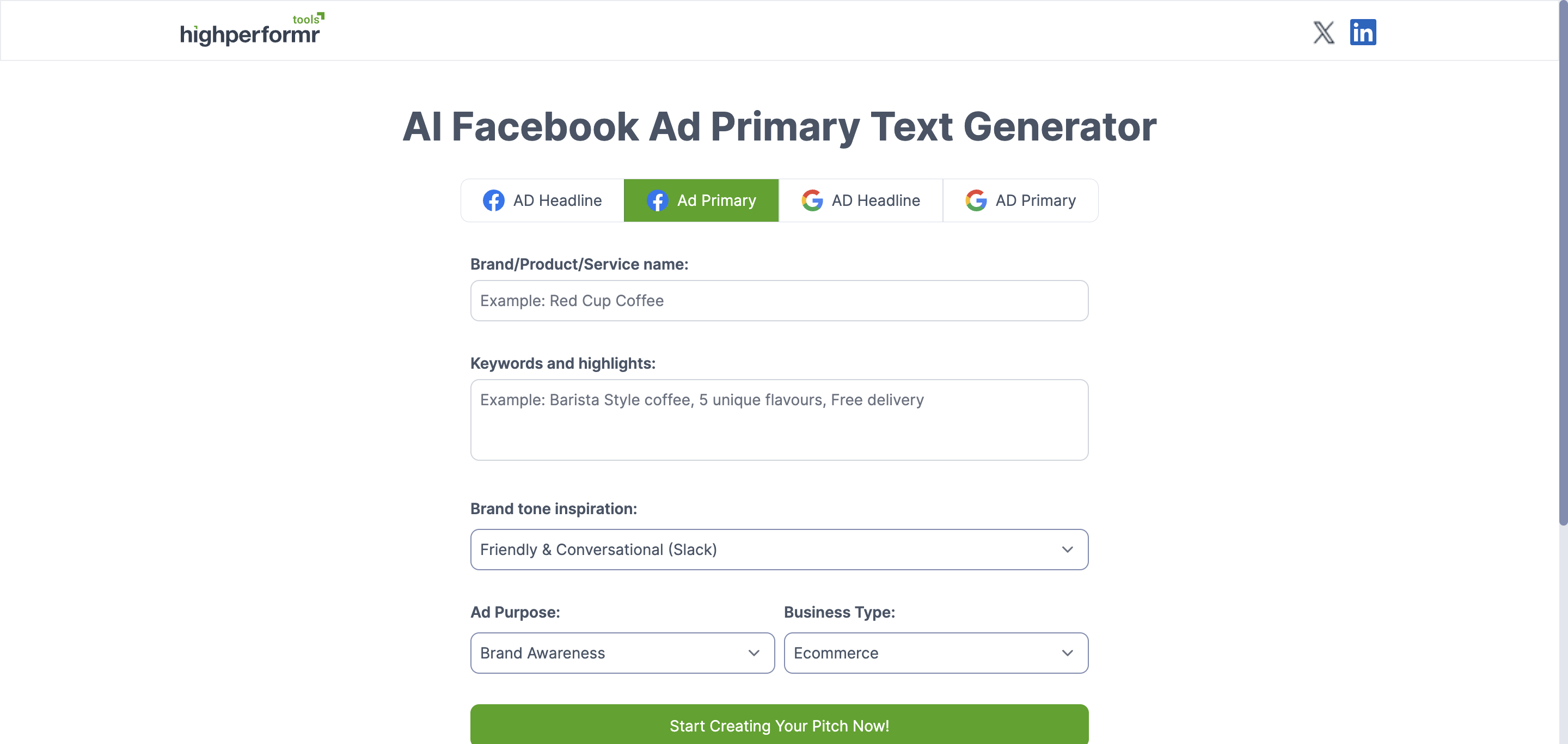 Free Facebook Ad Primary Text Generator: Generate Compelling Ad Text ...